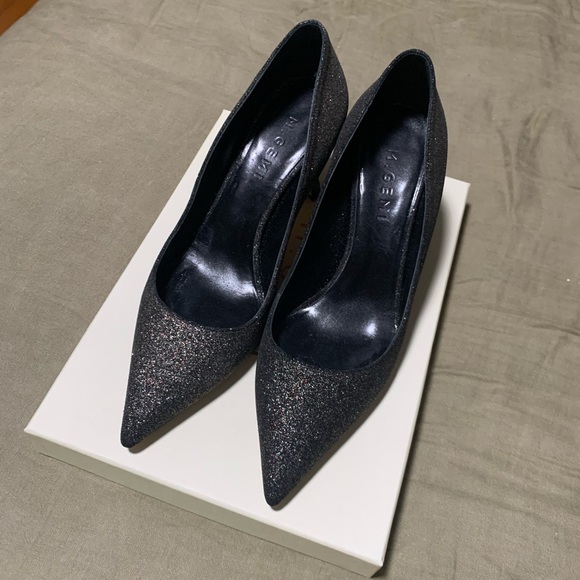 M. Gemi | Shoes | Mgemi Black Sparkling Heels | Poshmark